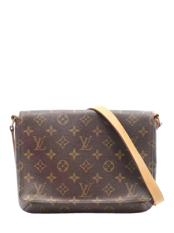 LOUIS VUITTON 2003 Musette Tango Monogram Shoulder Bag - Brown