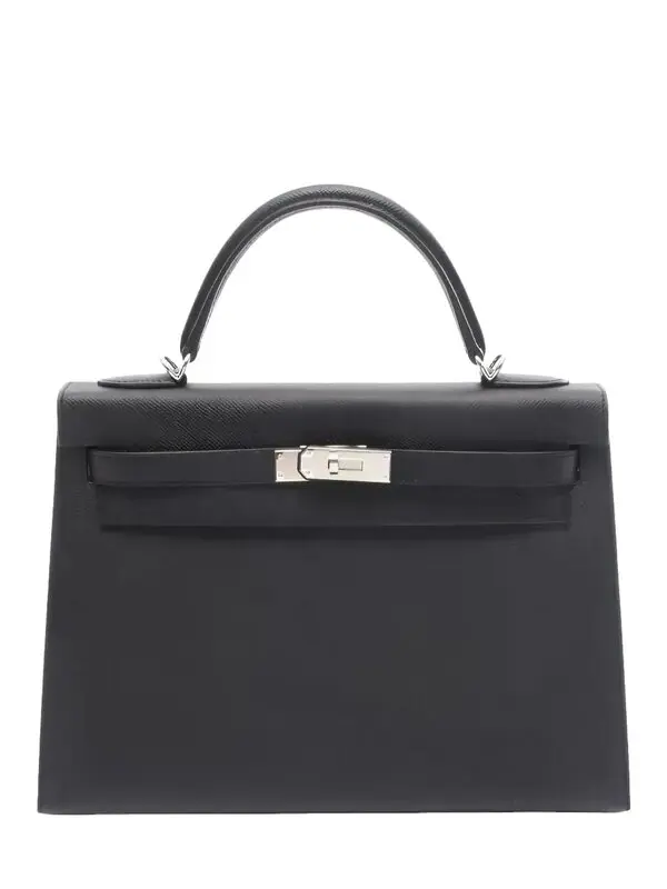 Hermès 32 Kelly Top-handle Bag - Black