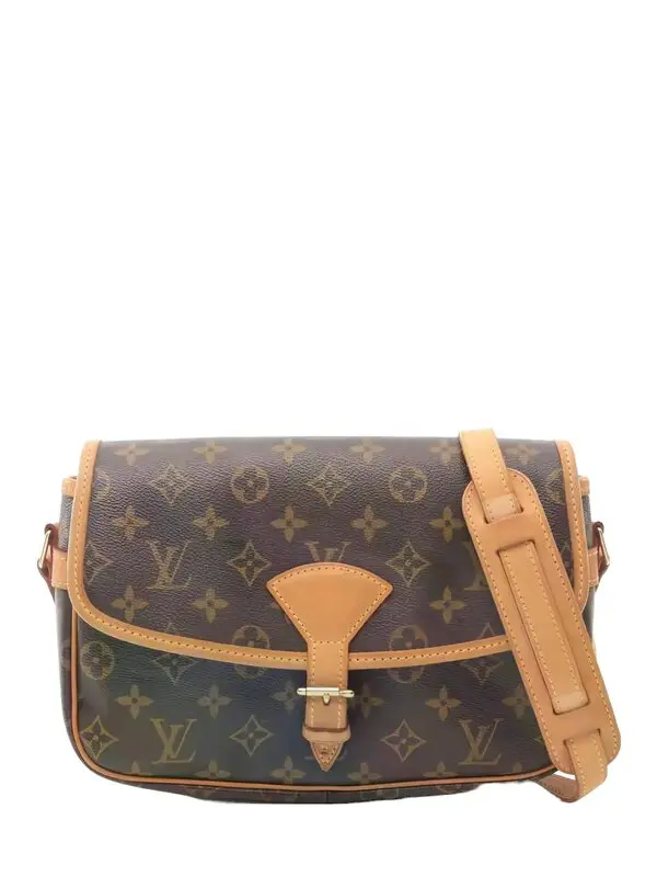 LOUIS VUITTON 2004 Sologne Monogram Shoulder Bag - Brown