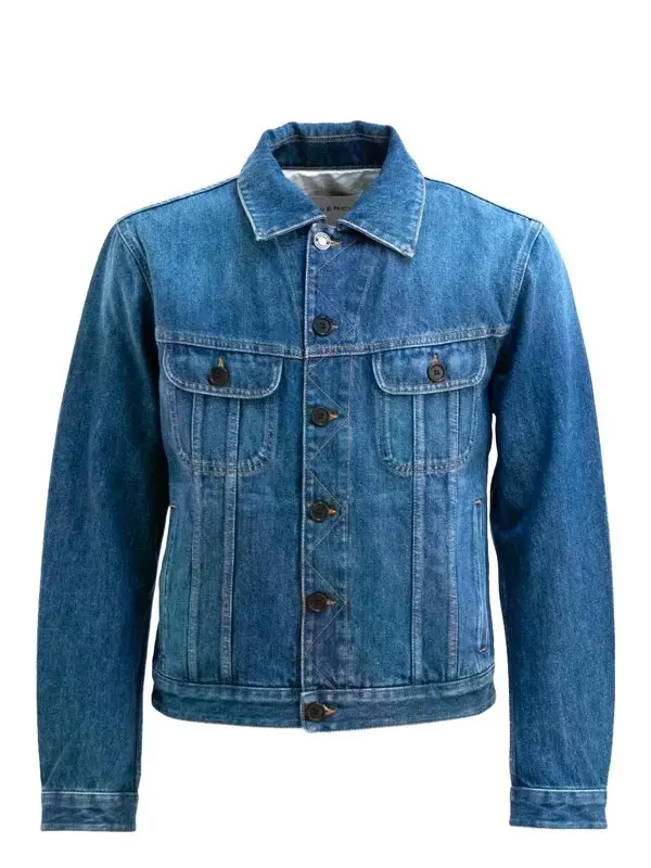 Givenchy Buttoned Denim Jacket - Blue