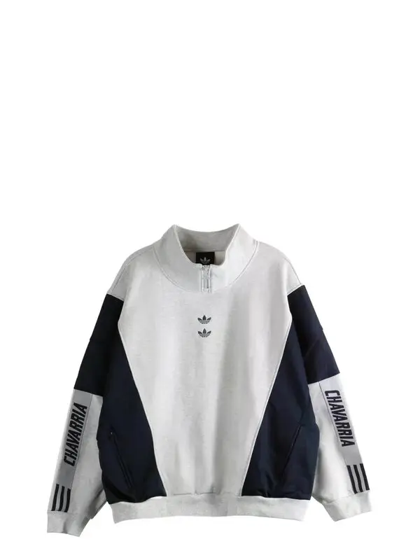 Adidas X Willy Chavarria Watsonville Mock-neck Sweatshirt - Grey