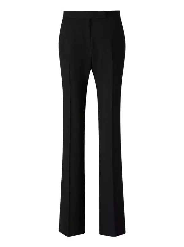 TOM FORD Pleated Wide-leg Trousers - Black