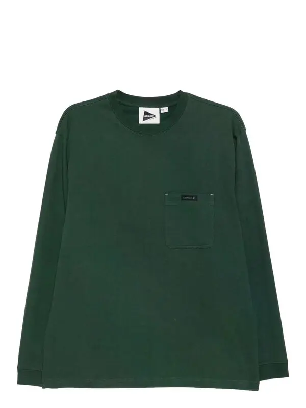 AND WANDER Gramicci Backprint Ls Tshirt - Green