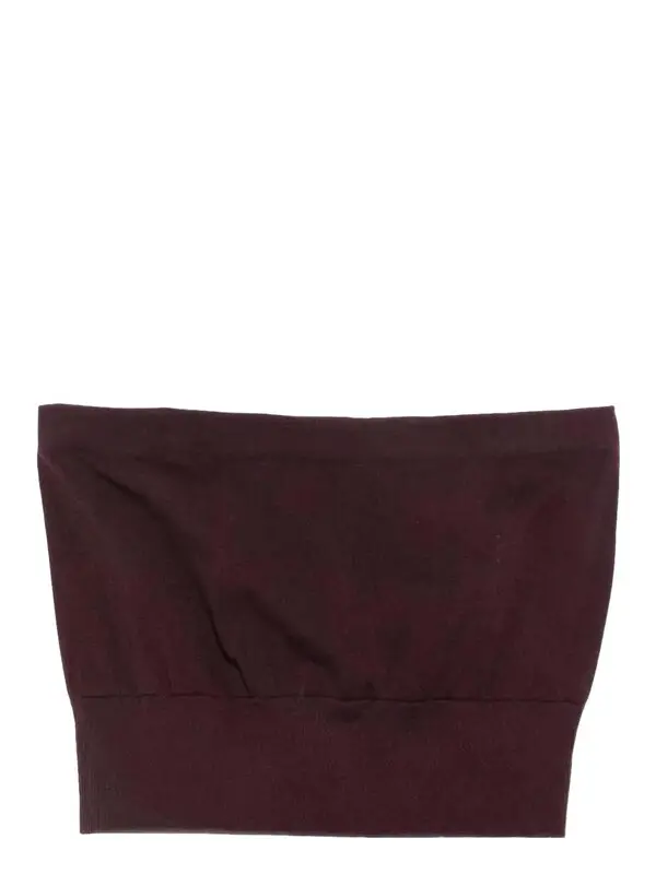 Wolford Ribbed Bandeau Top - Purple
