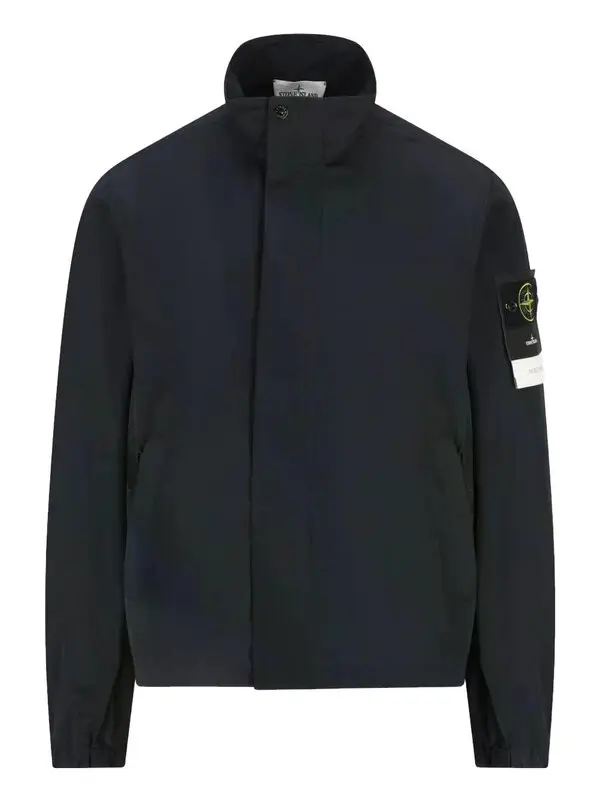 Stone Island High-neck Jacket - Blue
