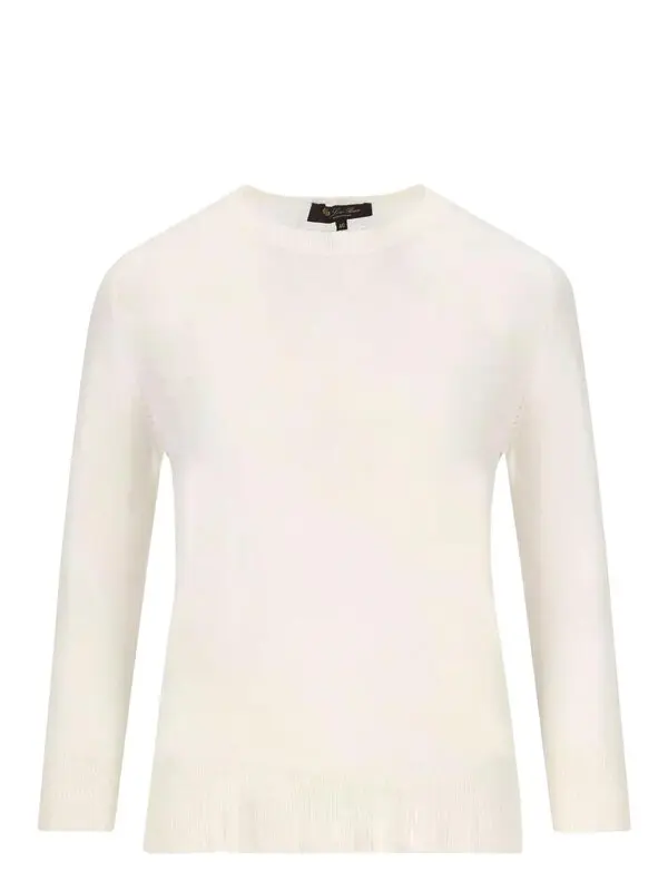 Loro Piana Ribbed Sweater - Neutrals