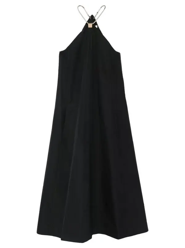 Tibi Halterneck A-line Dress - Black