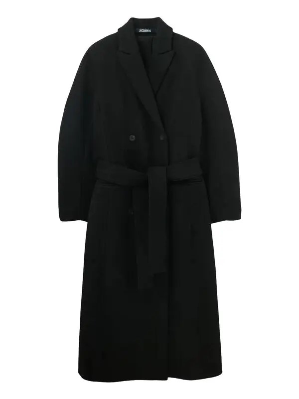Jacquemus D'homme Double-breasted Coat - Black