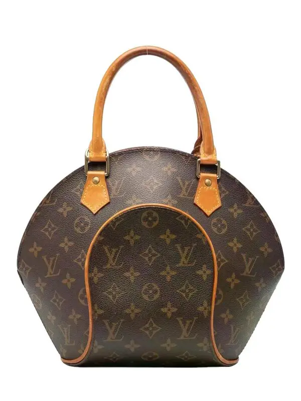 LOUIS VUITTON 2002 Monogram Ellipse Pm Handbag - Brown