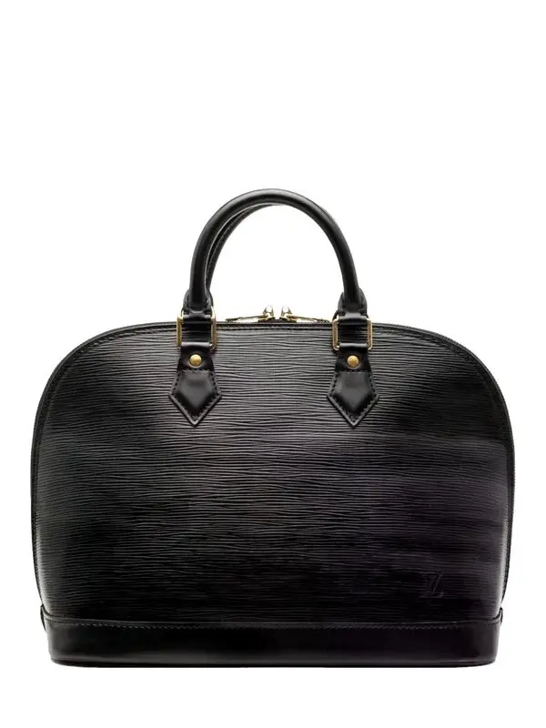 LOUIS VUITTON 1998 Epi Alma Pm Handbag - Black