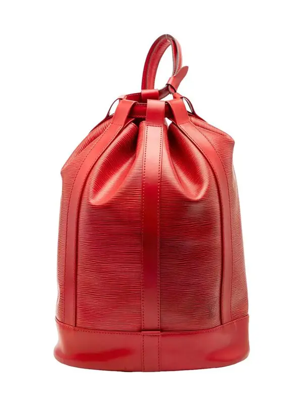 LOUIS VUITTON 1995 Epi Randonnee Pm Backpack - Red