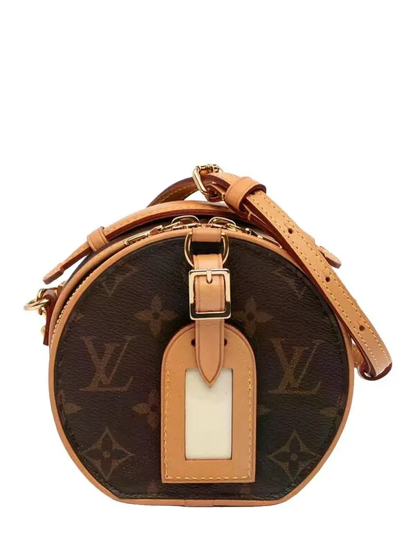 LOUIS VUITTON 2020 Monogram Mini Boite Chapeau Satchel - Brown
