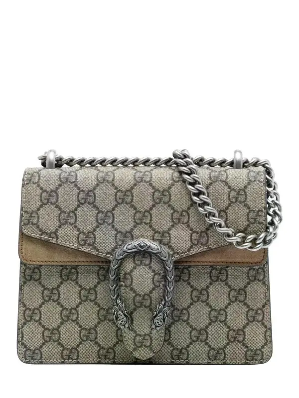 Gucci Gg Supreme Dionysus Crossbody Bag - Brown