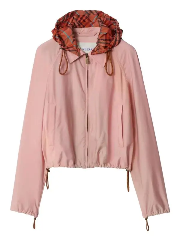 Burberry Detachable-hooded Jacket - Pink