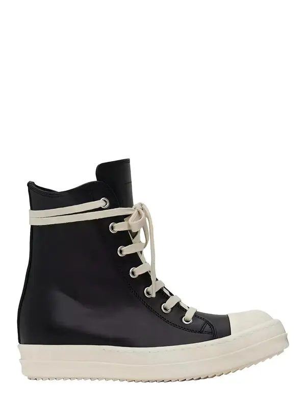 Rick Owens Lace-up High-top Sneakers - Black