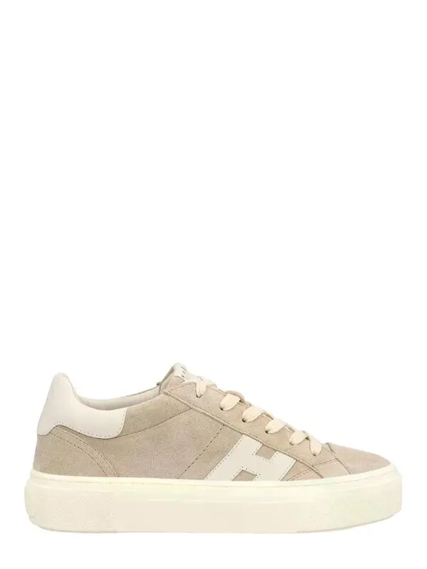 Hogan Crosswind Suede Sneakers - Neutrals