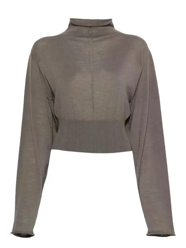 Rick Owens High-neck Top - Grey