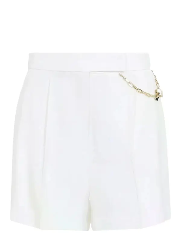 Elisabetta Franchi Chain-detail Shorts - Neutrals