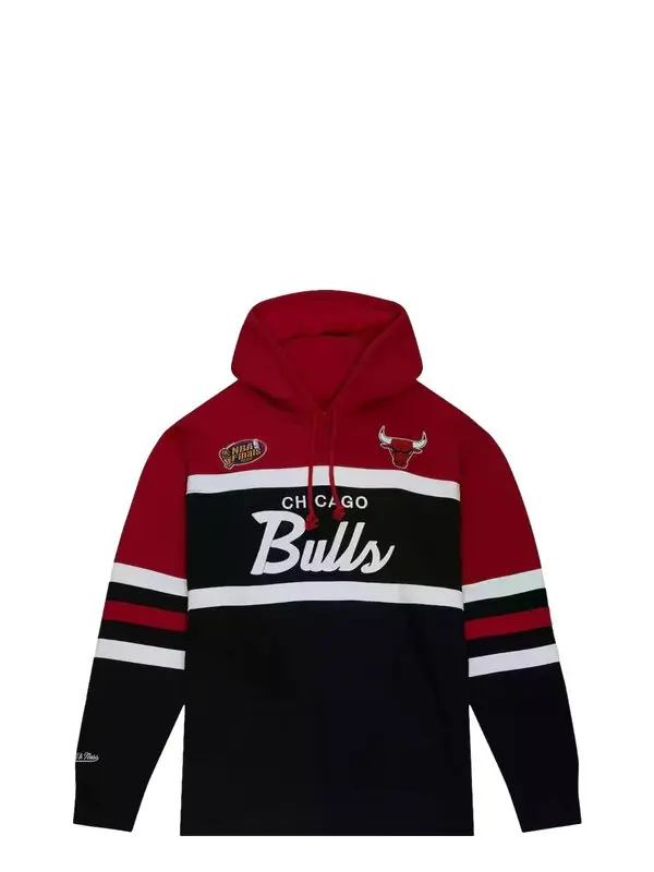 Mitchell & Ness Chicago Bulls Head Coach Hooded Sweater - Black