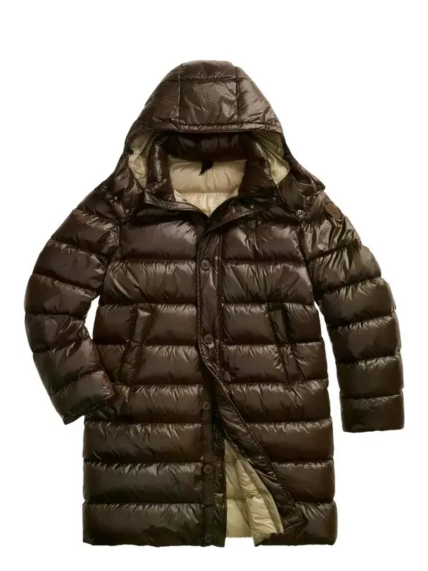 BLAUER. Carver Hooded Puffer Coat - Brown