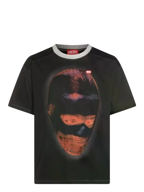 DIESEL® T-cadoxt Graphic Print T-shirt - Black