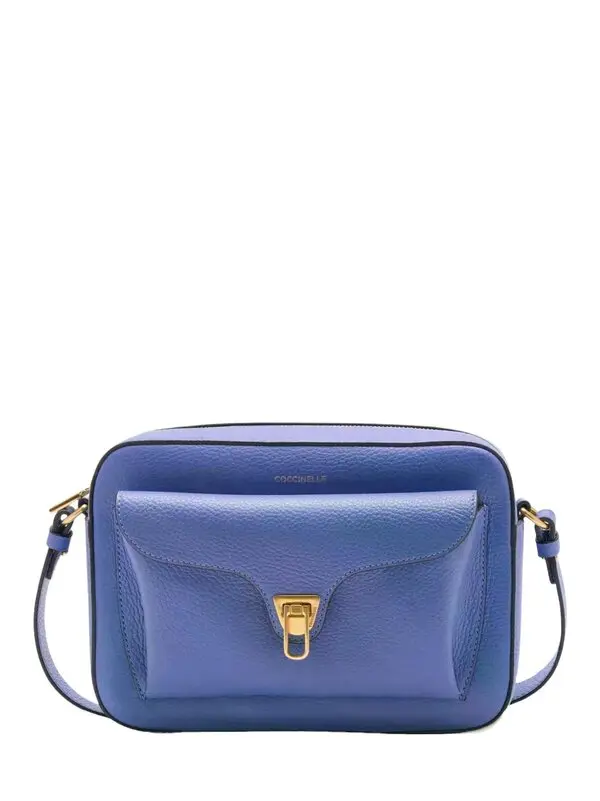 COCCINELLE Beat Leather Shoulder Bag - Blue
