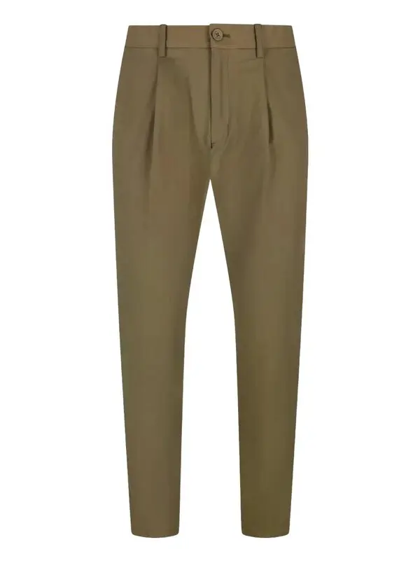 Herno Pleated Trousers - Brown