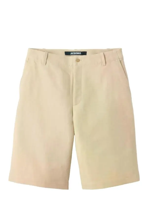 Jacquemus Le Camargue Chino Shorts - Neutrals