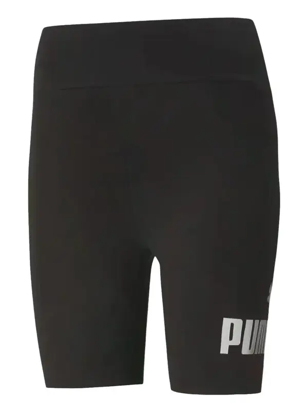 PUMA Logo-print Shorts - Black
