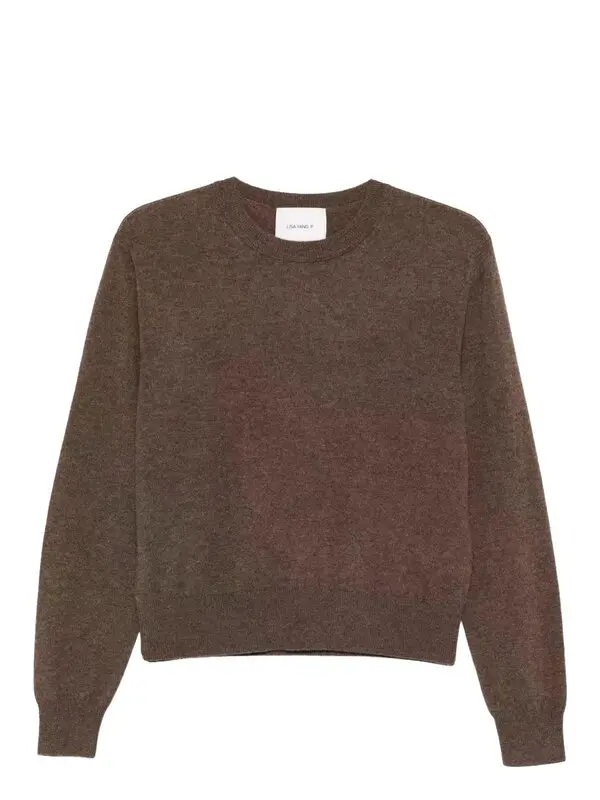 LISA YANG Greer Crewneck Sweater - Brown