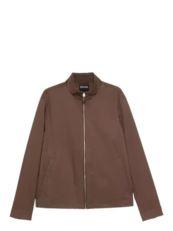 Zegna Zip-up Jacket - Brown