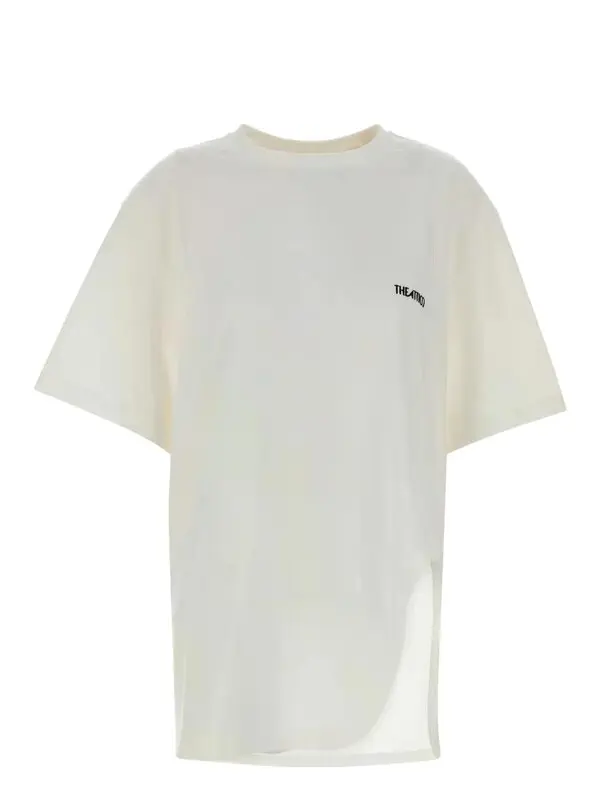 Attico Slit Crew-neck T-shirt - White