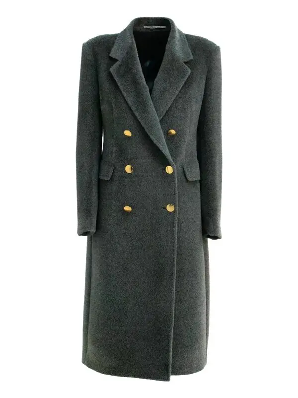 Tagliatore Double-breasted Button Coat - Grey