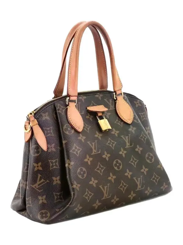 LOUIS VUITTON Rivoli Handbag Monogram Canvas Mm - Brown