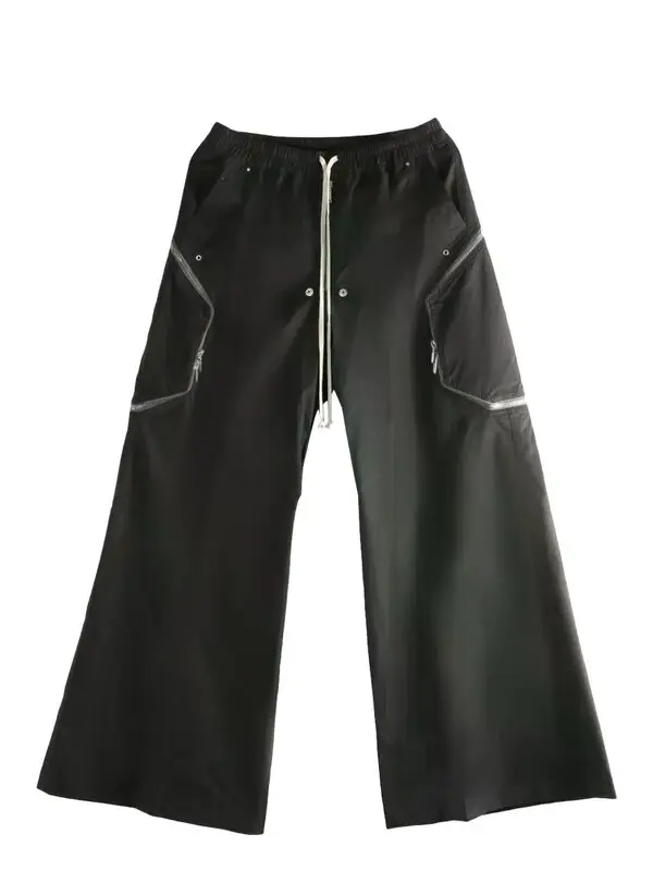 Rick Owens Blixa Belas Zip-pocket Trousers - Black
