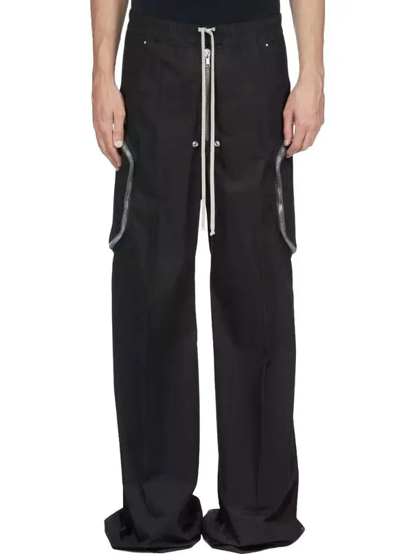 Rick Owens Blixa Belas Zip-pocket Trousers - Black