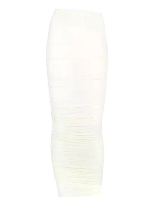 Wolford Ruched Midi Skirt - White