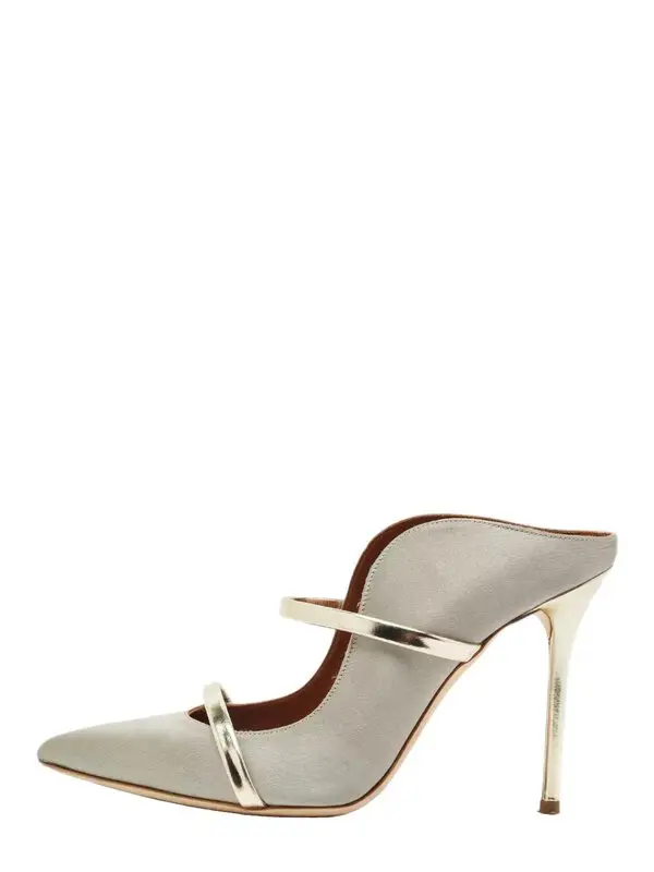 MALONE SOULIERS Maureen Wave-cut Mules - Grey
