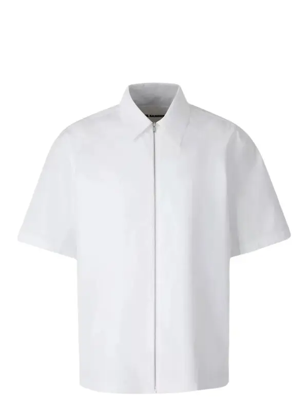 JIL SANDER Zip-up Shirt - White