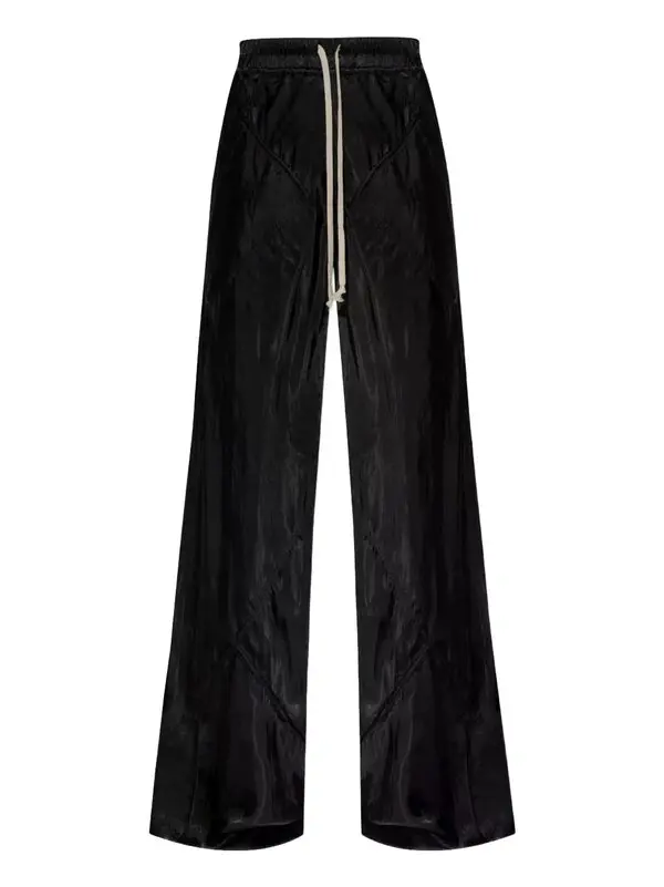 Rick Owens Drawstring Wide-leg Trousers - Black