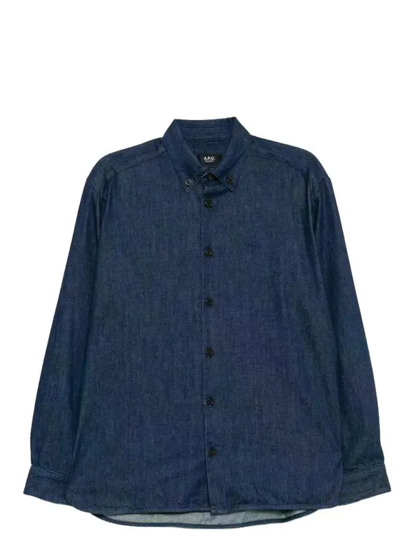 A.p.c. Denim Mathias Shirt - Blue