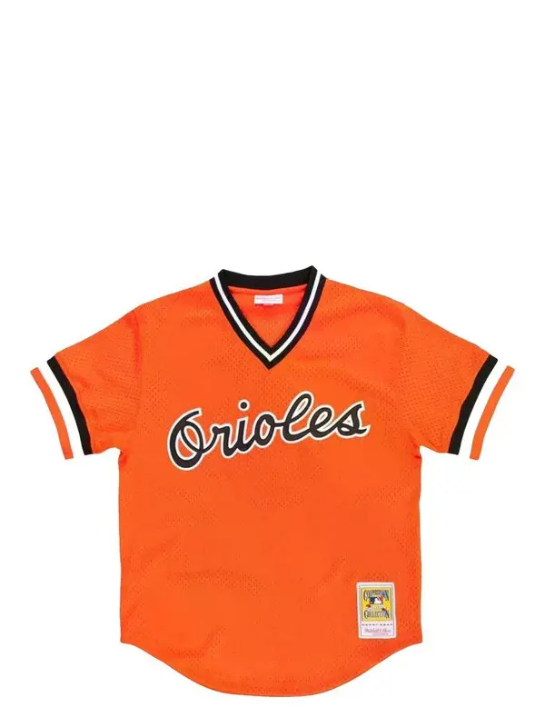 Mitchell & Ness Mlb Orioles 1988 Cal Ripken Jr T-shirt - Orange