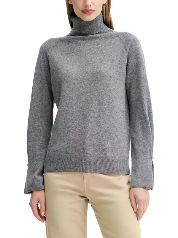 FRACOMINA Roll-neck Wool Sweater - Grey