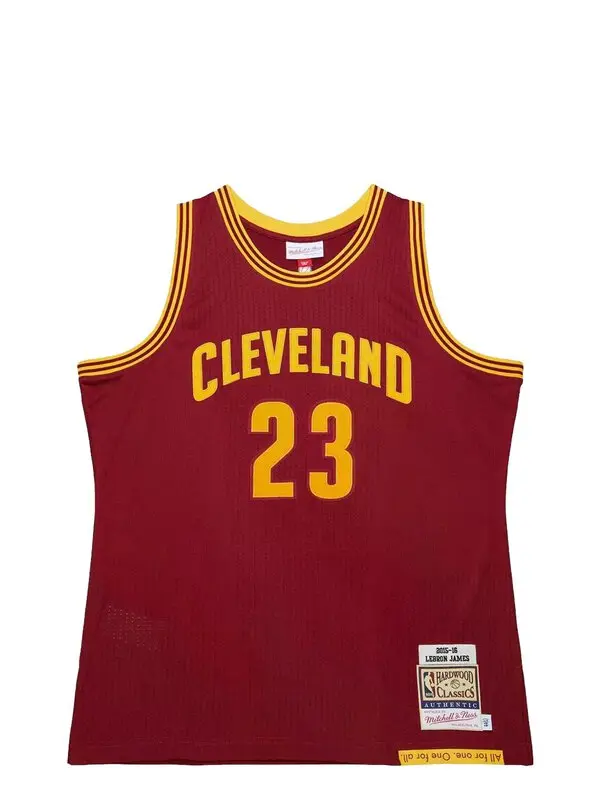 Mitchell & Ness X Nba Cleveland Cavaliers 2015-16 Lebron James Jersey - Red