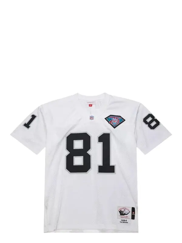 Mitchell & Ness X Nfl Los Angeles Raiders 1994 Tim Brown T-shirt - White