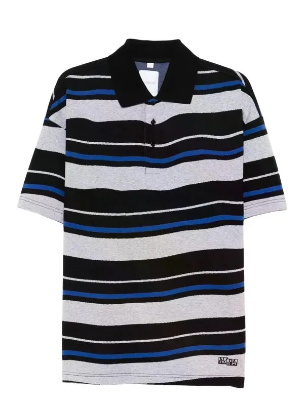 NAPAPIJRI Striped Polo Shirt - Grey