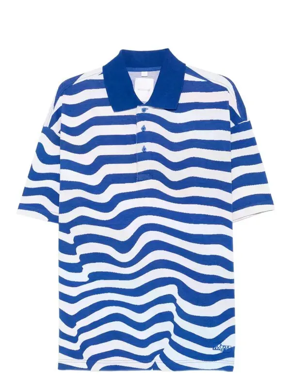 NAPAPIJRI Striped Polo Shirt - Blue