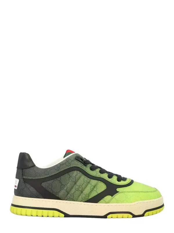 Gucci Re-web Quilted Sneakers - Green