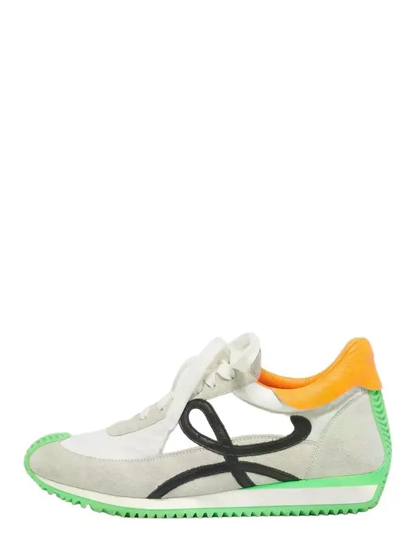 Loewe Paneled Low Top Sneakers - White