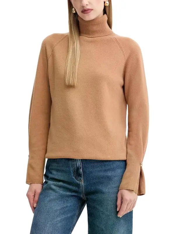 FRACOMINA Roll-neck Wool Sweater - Neutrals
